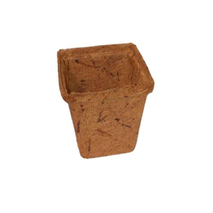 Square Biodegradable pot 8cm | Growit Growshop