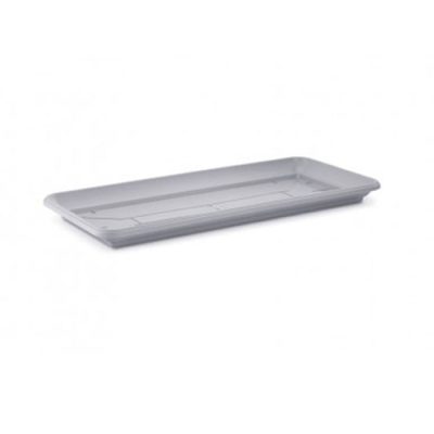 White Granite Saucer for Long Flower pot | Growit Growshop